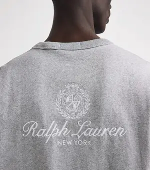 Polo Ralph Lauren Cotton Logo Crest T-shirt - Grey