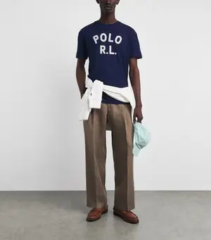 Polo Ralph Lauren Cotton Logo Appliqué T-shirt - Navy