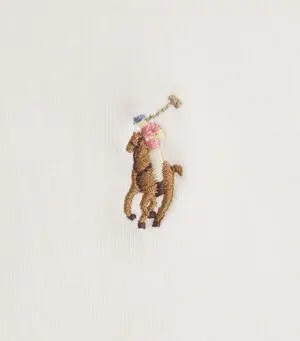 Polo Ralph Lauren Pima Cotton Polo Pony T-shirt - Ivory