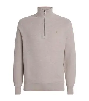 Polo Ralph Lauren Cotton Half-zip Sweater - Brown