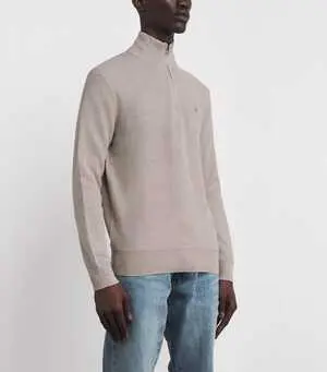 Polo Ralph Lauren Cotton Half-zip Sweater - Brown