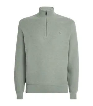 Polo Ralph Lauren Cotton Half-zip Sweater - Green