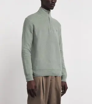 Polo Ralph Lauren Cotton Half-zip Sweater - Green