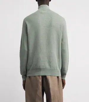 Polo Ralph Lauren Cotton Half-zip Sweater - Green