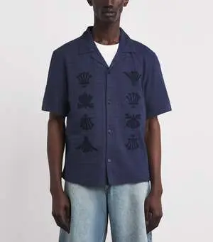 WAX LONDON Embroidered Curzon Shirt