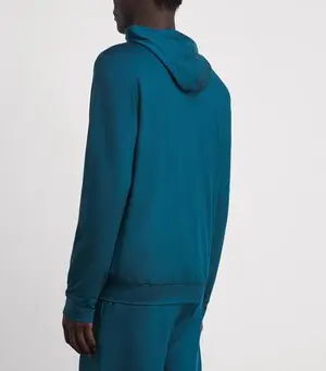 Derek Rose Micromodal Basel Zip-up Hoodie