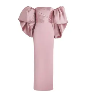 Solace London Frill Evening Dresses