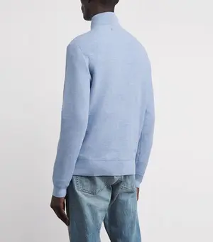Polo Ralph Lauren Cotton Quarter-zip Sweatshirt - Blue