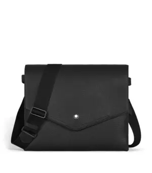 Montblanc Grained Leather Briefcase - Black