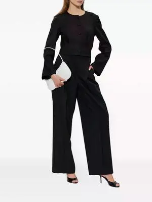 Posse Elspeth Cropped Wool Jacket - Black
