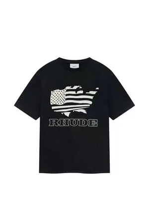 Rhude Banner T-shirt - Black
