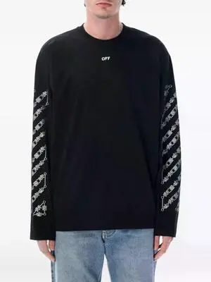 Off-White Arrows Diagonals Long-sleeve T-shirt - Black