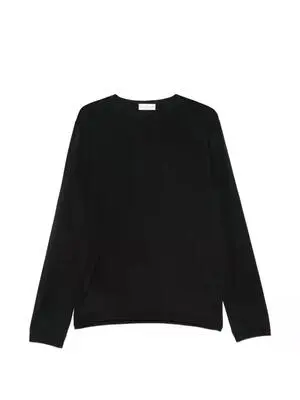 ROBERTO COLLINA Crew Neck Sweater - Black