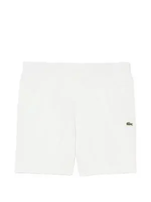 Lacoste Lacoste Terry Cloth Logo Patch Shorts Neutrals