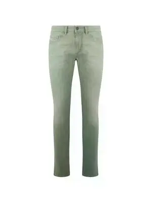 DIESEL® Slim-fit Jeans With Contrasting Stitching - Green