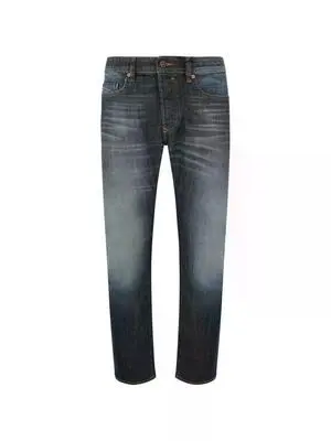 DIESEL® Faded Effect Whiskered Jeans - Grey