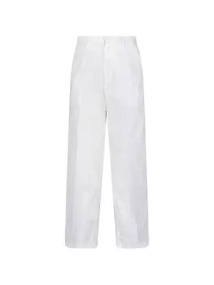 Auralee Pleated Straight-leg Trousers