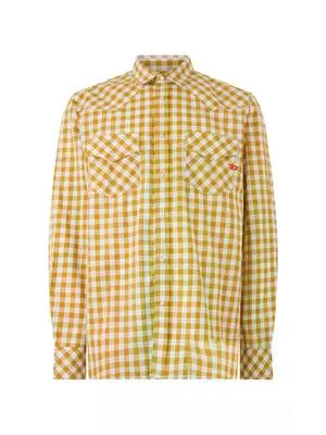 DIESEL® Checked Long-sleeve Shirt - Yellow