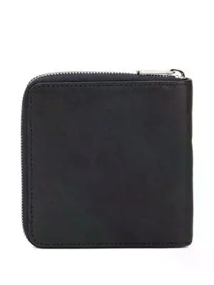 DIESEL® Zip-around Leather Wallet - Black