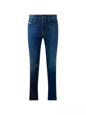 DIESEL® Distressed Straight-leg Jeans