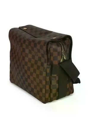 LOUIS VUITTON Damier Ebene Naviglio Messenger Bag - Brown