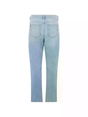 DIESEL® Washed Finish Straight-leg Jeans