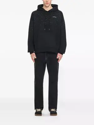 Off-White X Swarovski Crystal-embellished Hoodie