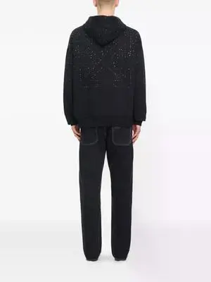 Off-White X Swarovski Crystal-embellished Hoodie