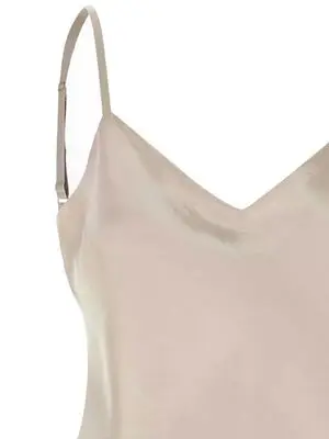 Vince Satin V-neck Top