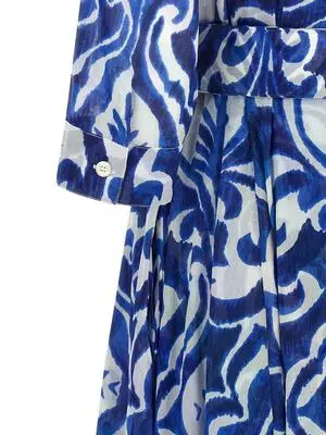Samantha Sung Aster Tile-print Dress