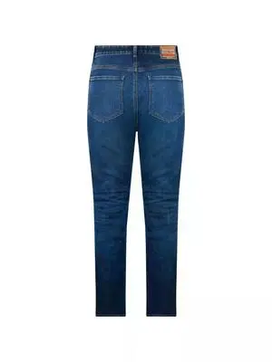 DIESEL® Washed Effect Slim Fit Jeans - Blue