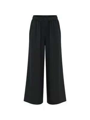 Black Label Pleated Palazzo Pants