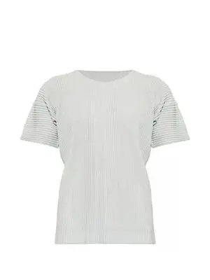 Issey Miyake Pleated T-shirt - Grey