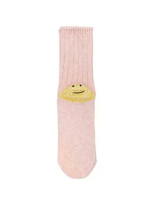 Kapital Ribbed-knit Socks - Pink
