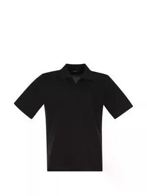 Herno Open-collar Jersey Polo Shirt
