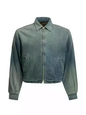 Kapital Zip-up Jacket With Faded Effect - Blue