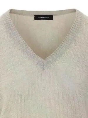 Fabiana Filippi Sequin Embellished V-neck Sweater