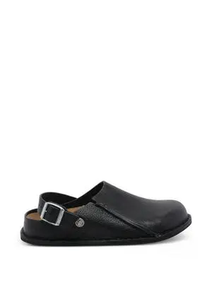 BIRKENSTOCK Lutry Premium Buckled Leather Mules