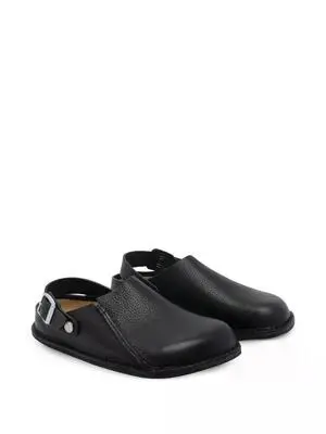 BIRKENSTOCK Lutry Premium Buckled Leather Mules