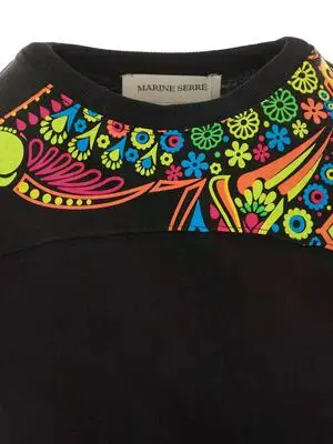 MARINE SERRE Asymmetrical Patchwork Dress
