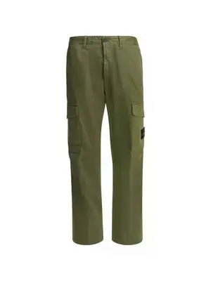 Stone Island Cargo Pants With Logo Patch