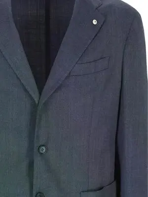L.B.M. 1911 Herringbone-pattern Blazer