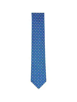 Brioni Silk Geometric Print Tie