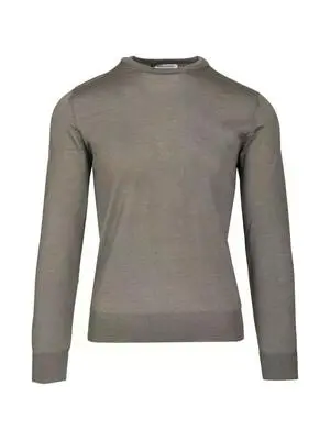 AL DUCA D’AOSTA 1902 Crew-neck Long-sleeved T-shirt - Grey