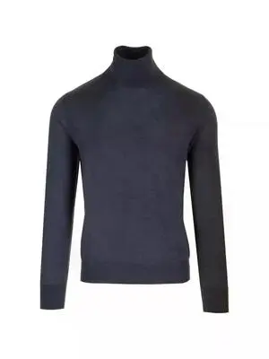 AL DUCA D’AOSTA 1902 Fine-knit Roll-neck Sweater - Blue