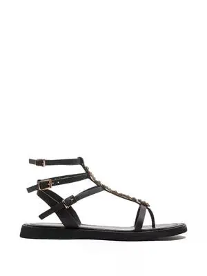 EMANUELLE VEE Soraya Embellished Sandals