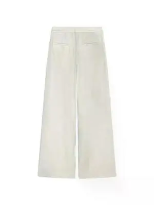 Armani Exchange Wide-leg Twill Trousers