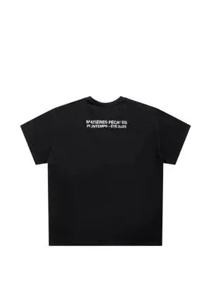 Matieres Fecales Graphic Print Distressed T-shirt