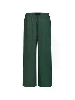 PAURA Belted Elasticated-waist Trousers