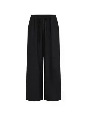 TOTEME Drawstring Waist Wide-leg Trousers